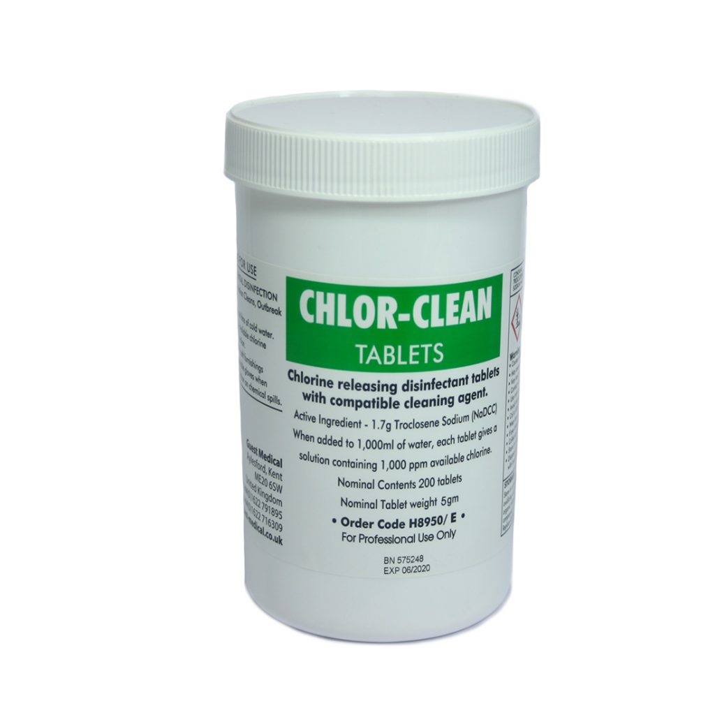 Chlor-Clean Tablets - Spirometer Accessories - Albert Waeschle